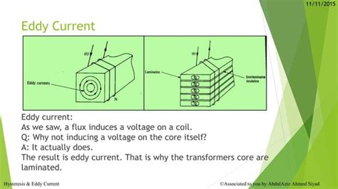 Hysteresis And Eddy Current Losses Pptx Physics Science