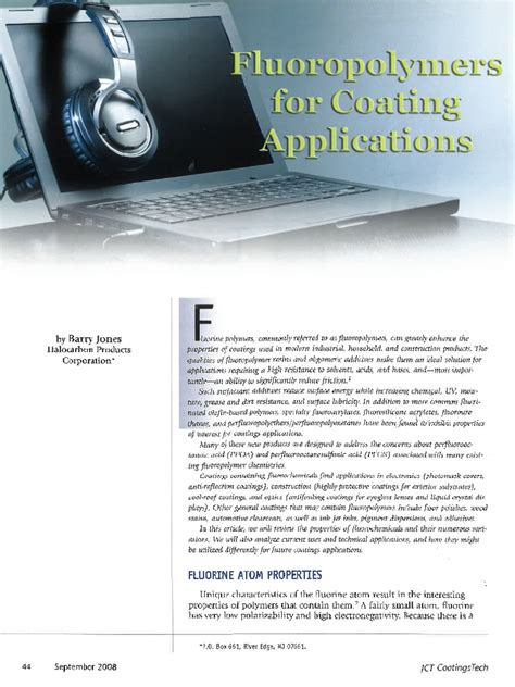 Fluoropolymers For Coating Applications Pdf