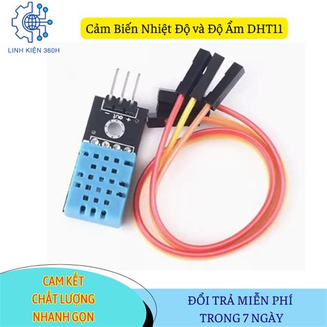Cảm Biến Nhiệt Độ Độ Ẩm Dht11 Cho Arduino Module 3 Chân Giao Tiếp 1
