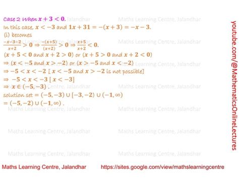 Class 11 Chapter 6 Linear Inequations One Varibale Modulus Function
