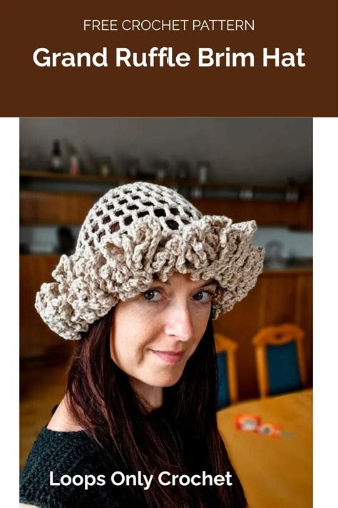 Grand Ruffle Brim Hat