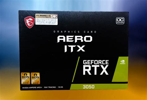 Msi Geforce Rtx™ 3050 Aero Itx 8g Oc Gddr6 Computers And Tech Parts And Accessories Computer