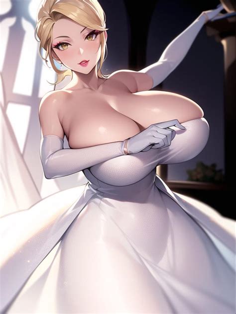Rule 34 1girls Ai Generated Ai Hands Blonde Hair Breasts Bride
