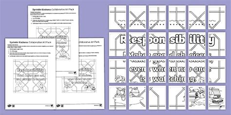 Values Collaborative Art Responsibility Teacher Made