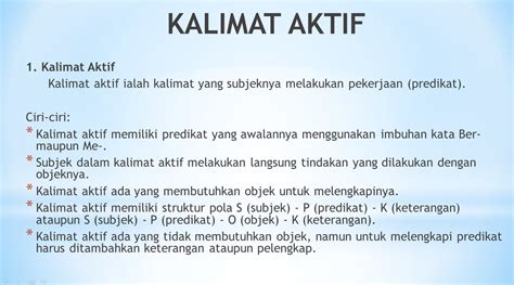 Kalimat Pasif Kalimat Aktif Dan Pasif Pengertian Ciri Perbedaan Hot Sex Picture