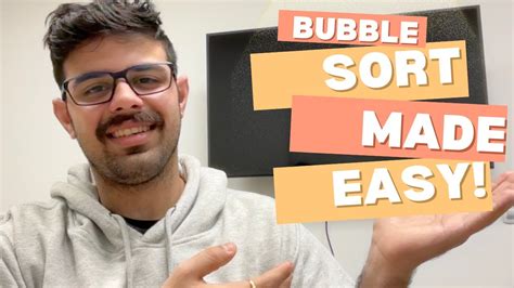Bubble Sort Algorithm Explained Step By Step Visualization For