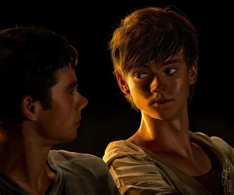 Thomas And Newt Maze Runner Thomas Maze Runner Maze Runner Movie