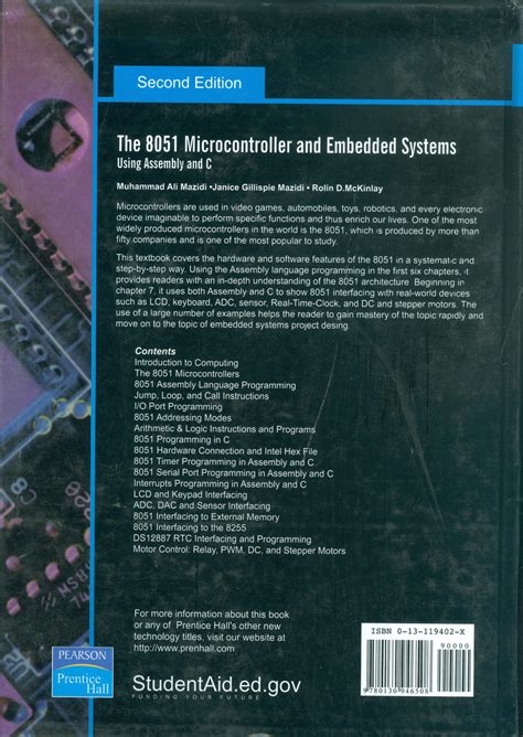 افست میکروکنترلهای ۸۰۵۱ با زبانهای اسمبلی و The 8051 Microcontroller and Embedded Systems (Using ...