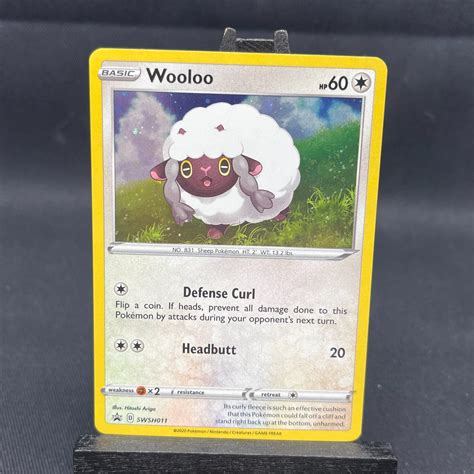Pokémon Tcg Wooloo Sword And Shield Swsh011 Holo Promo Promo For Sale