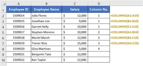 How To Count Columns In Excel For Vlookup 2 Ways Excelgraduate