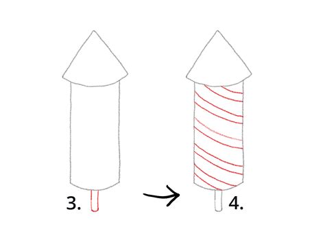 How To Draw Fireworks Step By Step Easy