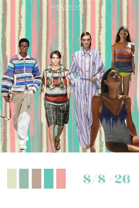 Trend Stripes Spring Summer 2026 Fashion Print Design Trends