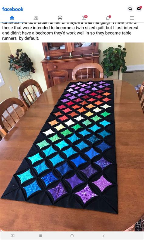 Stained Glass Table Runner