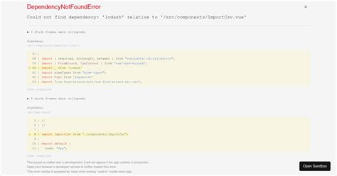 Vue Js Csv Import Wizard Prototype Codesandbox