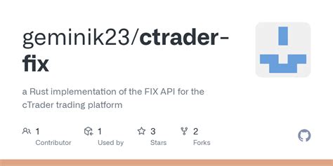 Github Geminik23ctrader Fix A Rust Implementation Of The Fix Api For The Ctrader Trading