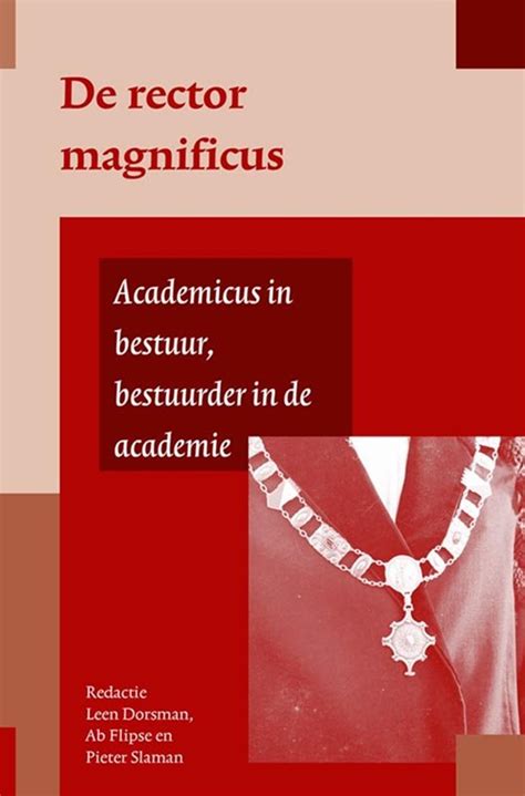 Nieuwe Publicatie ‘de Rector Magnificus