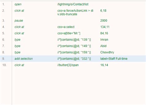 Automated Testing Selenium IDE Type Not Saving Text Software Quality Assurance Testing