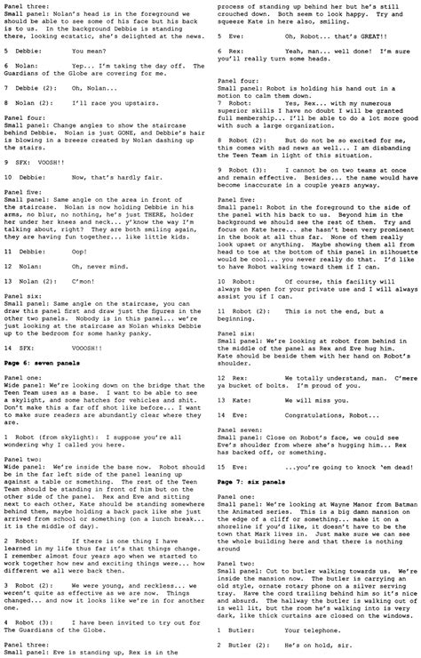 Read Online Invincible Script Book Comic Issue Full