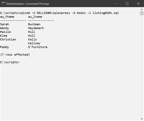 Sql Database Programming