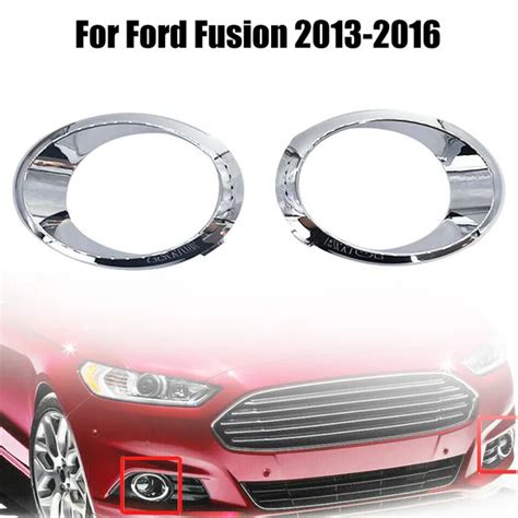 2012 Ford Fusion Lower Grill Front Left Chrome Fog Light Bezel Trim