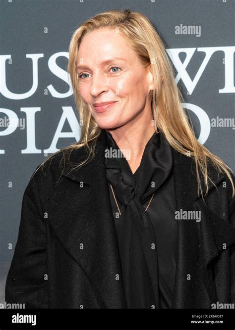 Uma Thurman Attends Opening Night Of Revival Of August Wilsons The