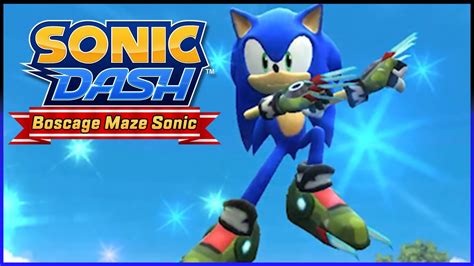 Sonic Dash Boscage Maze Sonic Hành Trình Mới Đầy Kịch Tính Cùng Sonic
