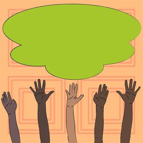 Diversity Hands Free Stock Vectors