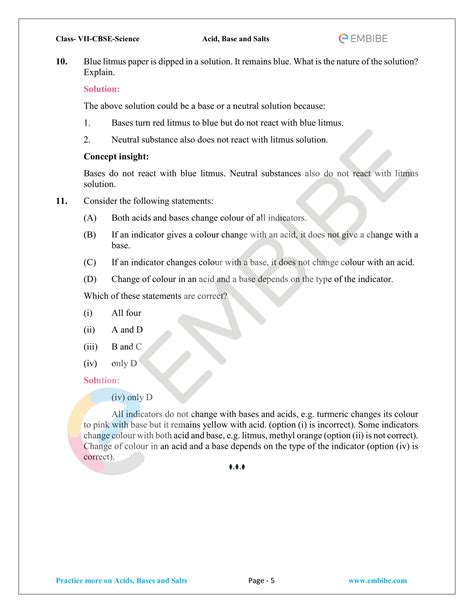 CBSE NCERT Solutions Class 7 Science Chapter 5 Embibe