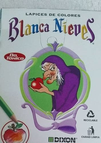 Lápices De Colores 12 Pzas Blanca Nieves Mercadolibre