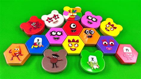 Cleaning Dirty Colors Numberblocks With CLAY Inside All Shapes Coloring Satisfying ASMR Videos