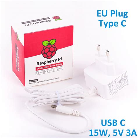 Raspberry Pi 15w 5v3a Usb C Psu
