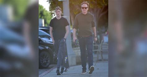 Conan Obrien Braves High Winds To Take Son Out To Lunch In La