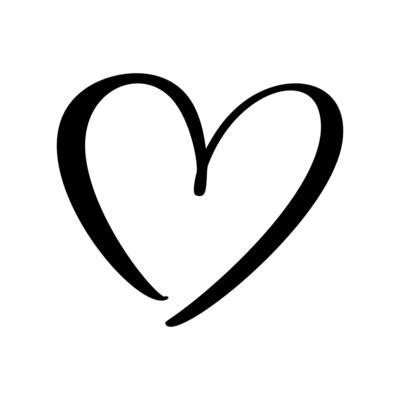 Cursive Heart Vector Art Icons And Graphics For Free Download