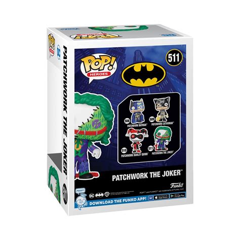 Dc Comics Patchwork The Joker Funko Pop Funkospace