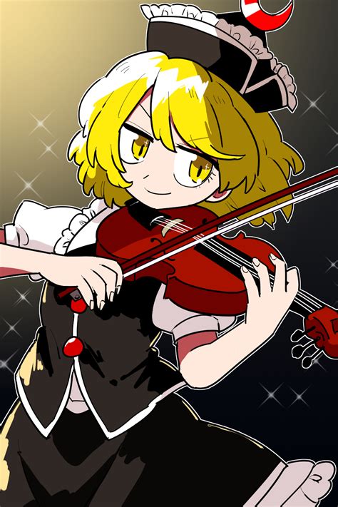 Bollzzalguy Lunasa Prismriver Touhou Pointy Hat Highres 1girl