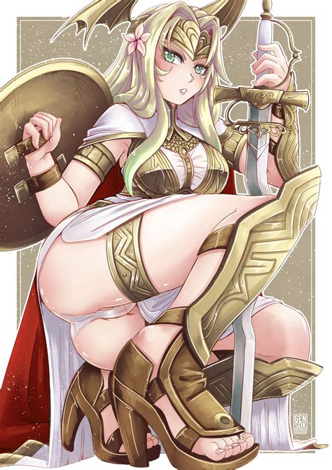 Rule 34 1girls Absurd Res Armor Artist Name Ass Bare Legs Big Ass Dress Female Female Only