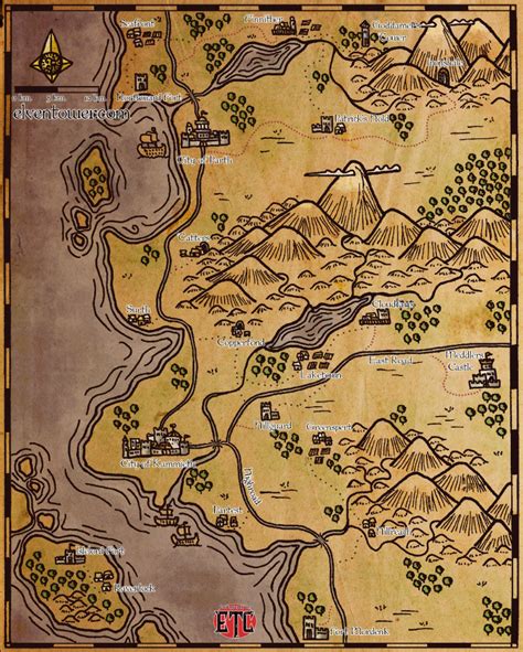Sword Coast Map Dnd
