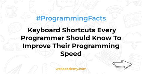 Keyboard Shortcuts For Programmers Keyboard Shortcuts Programmer Coding