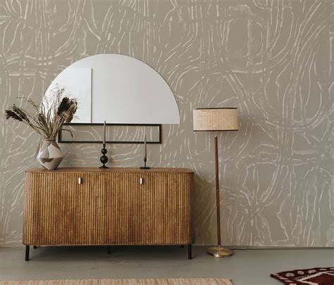 Tangle Wall Mural Sand Mitchell Black