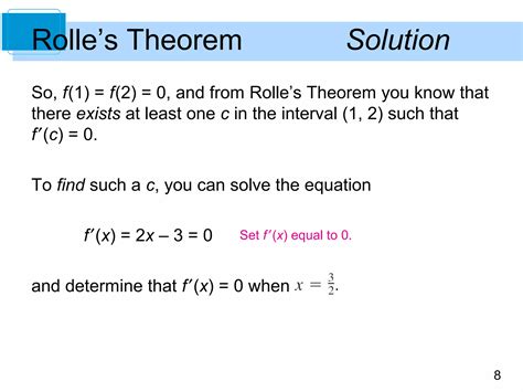 roll s theorem ppt