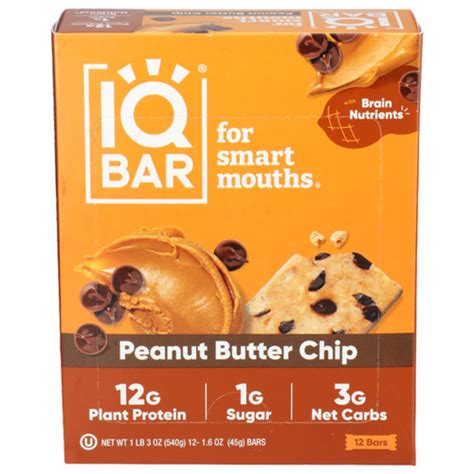 Sprouts Farmers Market Iqbar Peanut Butter Chip Keto Vegan Protein