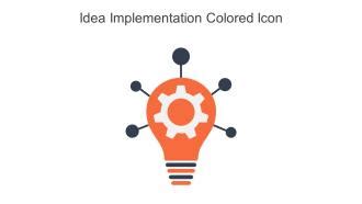 Idea Implementation Colored Icon In Powerpoint Pptx Png And Editable Eps Format Presentation