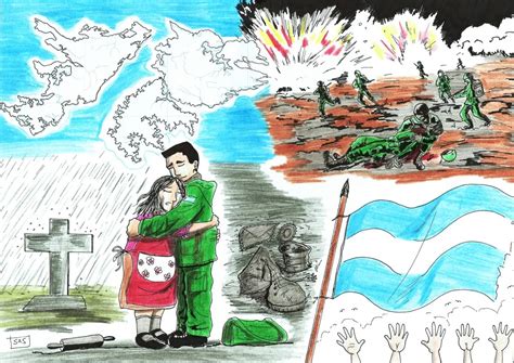 Las Malvinas Son Argentinas Ilustración
