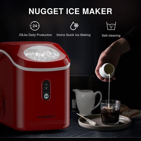 Nugget Ice Makers Countertop 33 Lbsday Sonic Ice Maker Countertop Ice Maker