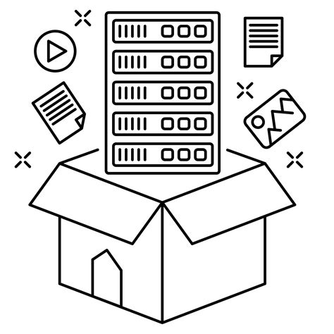 Data Storage Icon Suitable For A Wide Range Of Digital Creative Projects 17099818 Vector Art