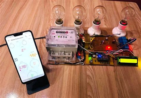 Iot Based Home Automation With Prepaid Energy Meter Sr Robotics