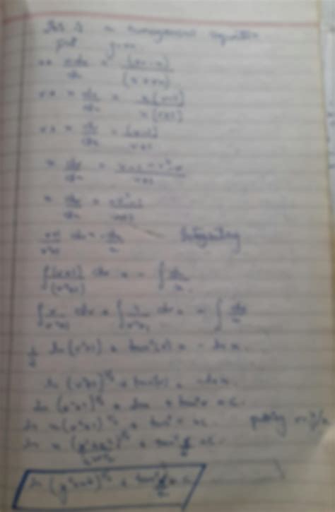 solution integrating factor differential equations solved exercise