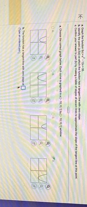 solved 2 graph the function f x x2−12x 35 b identify the