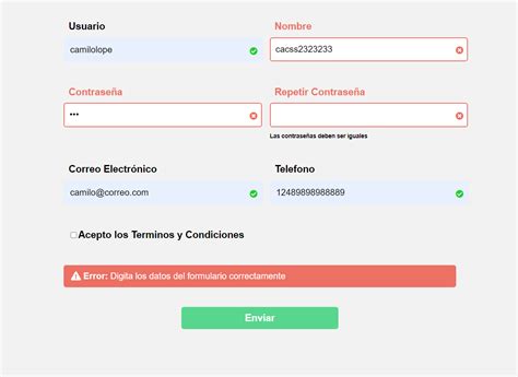 GitHub AcamilolopezV Validacion Formulario JavaScript Formulario Maquetacion HTML CSS Y