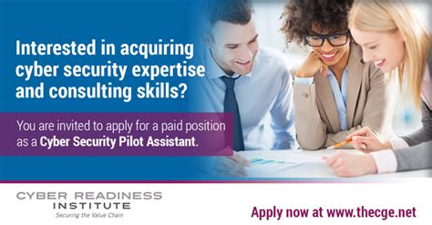Cyber Security Pilot Assistant Positions Available The Center For